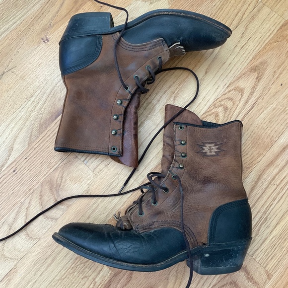 Abilene Boot Co. | Shoes | Vintage Abilene Womens Western Packer Kiltie ...